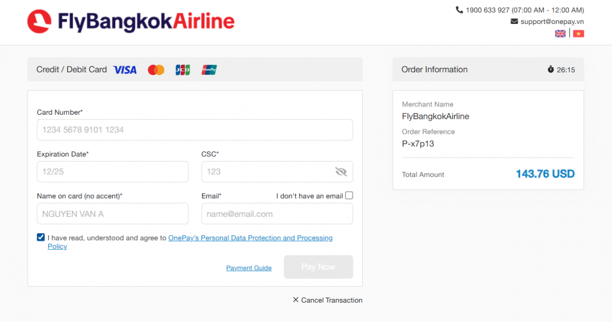 Payment Guide